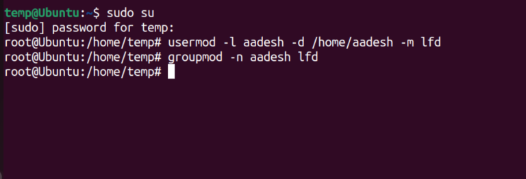 How to change your Username on Ubuntu? - LinuxForDevices