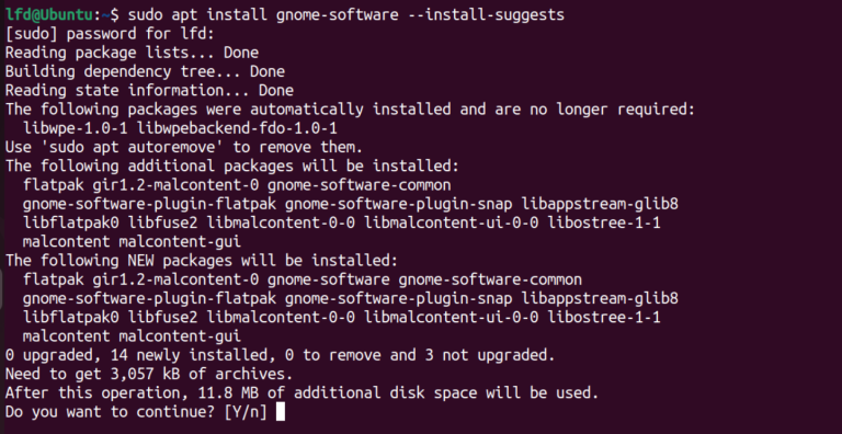 How to install the original GNOME software on Ubuntu? - LinuxForDevices