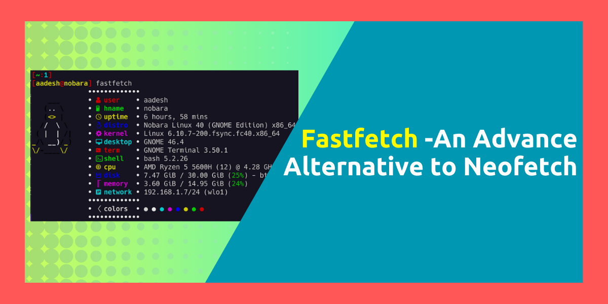 Fastfetch - A More customizable alternative to Neofetch - LinuxForDevices