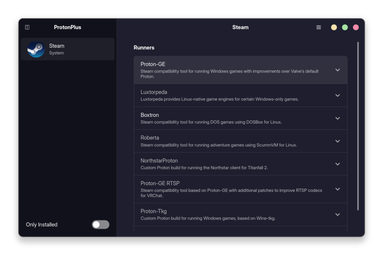 ProtonPlus: A Compatibility layer management tool for Linux! - LinuxForDevices