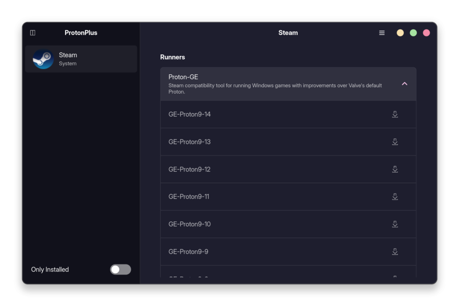ProtonPlus: A Compatibility layer management tool for Linux ...