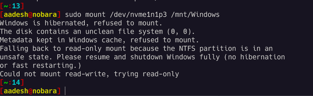 How to mount a Windows NTFS drive on Linux? - LinuxForDevices