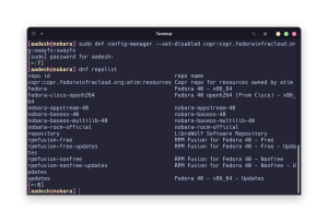 How to enable or disable repositories on Fedora Linux? - LinuxForDevices