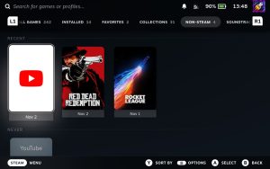 Add YouTube to the Steam Deck Gaming Mode - LinuxForDevices